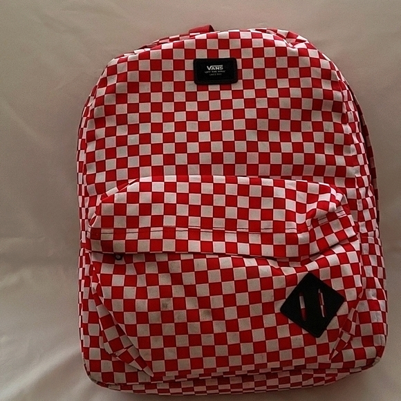 Vans | Bags | Vans Old Skool Red Checkered Backpack | Poshmark